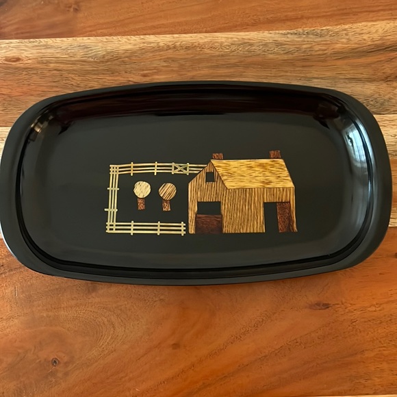 Couroc | Accents | Vintage Midcentury Modern Mcm Couroc Tray Inlaid ...